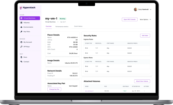 Fast, On-Demand Cloud GPU Solutions for AI & ML | Hyperstack